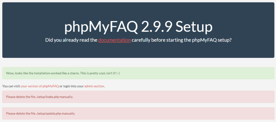 phpMyFAQをインストール | ぽちゃ猫.com